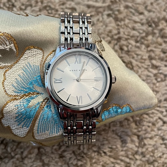 Anne Klein | Accessories | Ann Klein Silver Watch With Clasp New | Poshmark